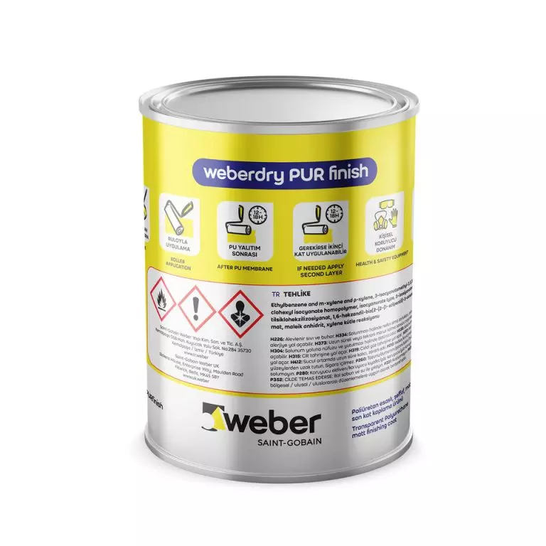 weberdry PUR finish 1KG - İZOTEM Yapı ve İzolasyon MalzemeleriİZOTEM ...